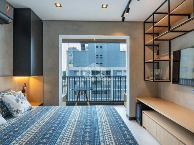 Apartamento Studio à Venda no Brooklin com 1 Quarto e 1 Vaga de Garagem