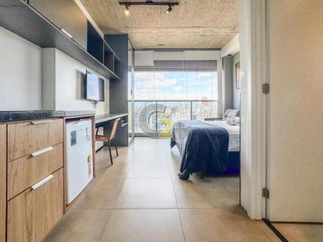 Apartamento studio á venda no Jardim Paulista, 1 quarto, sem vaga
