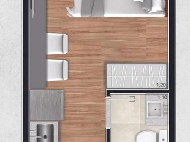Apartamento Studio água verde, ao lado da IPO. Ao lado da IPO. Piscina no terraço