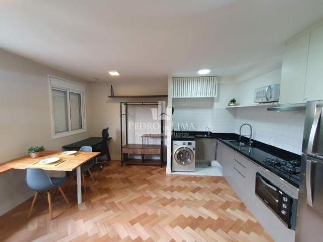 Apartamento Studio de 33m² de 1 Dormitório, Sala, Cozinha e Lavanderia integradas no Tatuapé