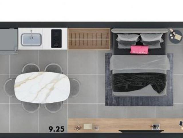 Apartamento Studio em Centro, Juiz de Fora/MG