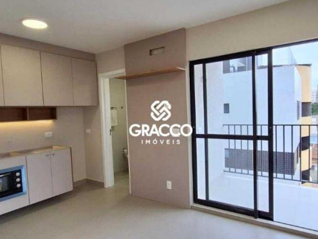 Apartamento Studio Face Norte com Sacada próximo ao Shopping PALLADIUM Novo Mundo Curitiba