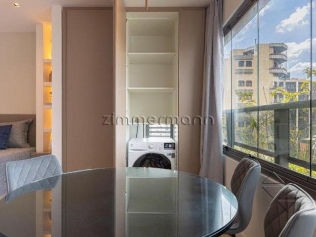 APARTAMENTO STUDIO ITAIM BIBI 1 DORMITÓRIO SEM VAGA