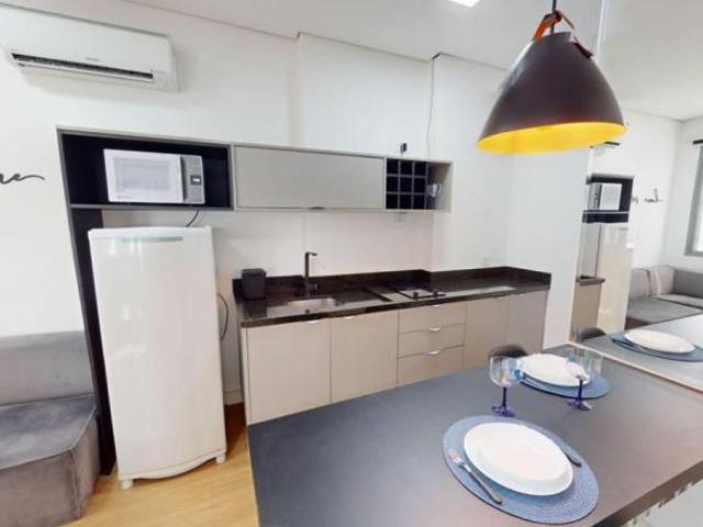 Apartamento Studio Mobiliado no 18º andar no Centro de Curitiba