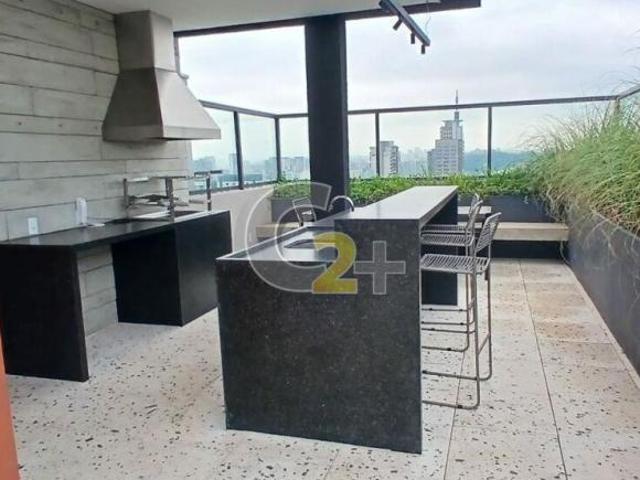 Apartamento Studio mobiliado à venda em Pinheiros com 1 quarto e 1 vaga