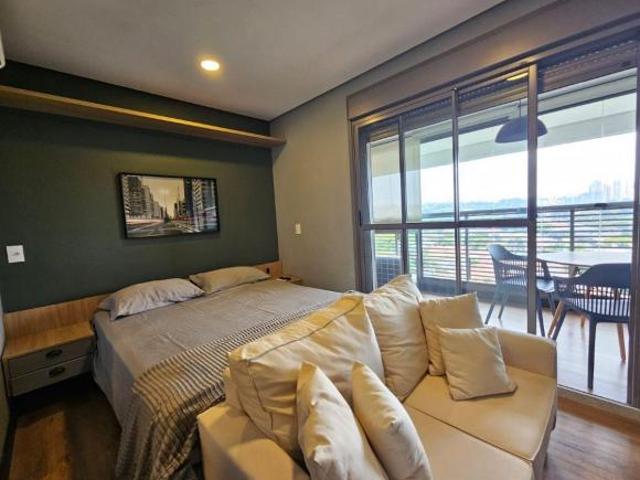 Apartamento Studio Mobiliado, com 27m² Vista Livre e Próximo ao metrô Butantã