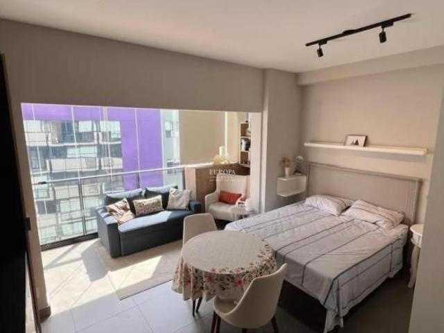 Apartamento studio Mobiliado com 32m² 1 Dorm 1 Ban 1 Vaga Pinheiros
