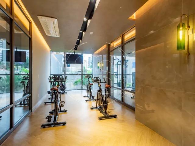 Apartamento studio mobiliado para aluguel em Moema com 26m², varanda integrada e 1 banheiro