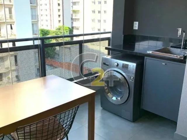 Apartamento Studio mobiliado para locação em Pinheiros, 1 quarto, 1 vaga