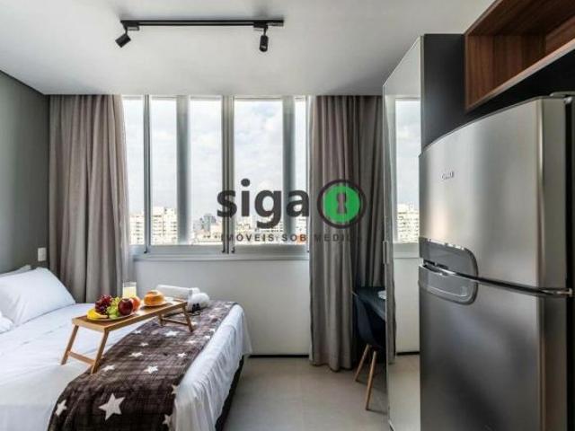 Apartamento Studio mobiliado para venda na Bela Vista, São Paulo SP