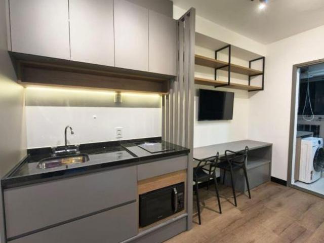 Apartamento studio novo para alugar ou vender no Hub Brooklin, mobiliado, próx. metrô, Shop. Morumbi