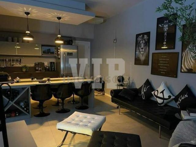 Apartamento Stúdio no Unlimited Ocean Front em Santos