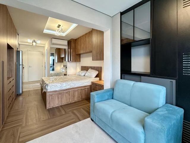 Apartamento studio para alugar no Air Brooklin mobiliado, próx. metrô, Aeroporto
