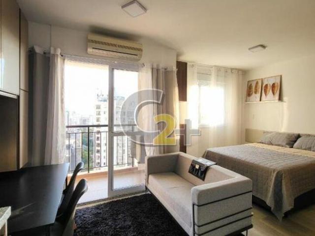 Apartamento Studio, venda, Pinheiros, 1 quarto, Sem vaga, mobiliado