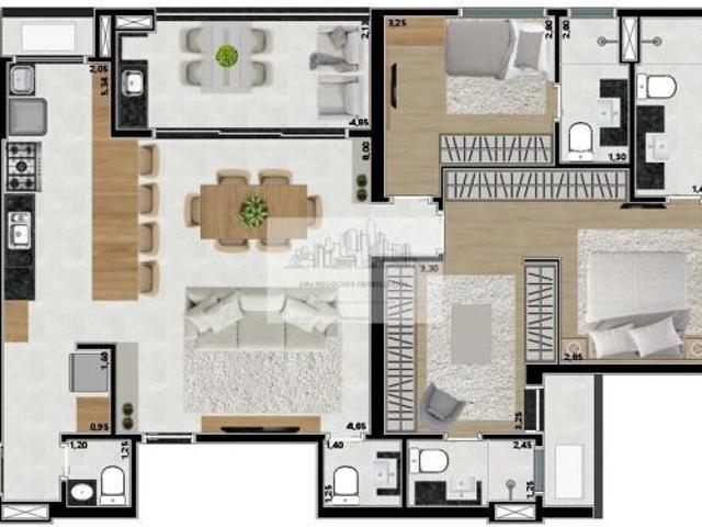 Apartamento suítes Alto Padrão bairro Vivendas