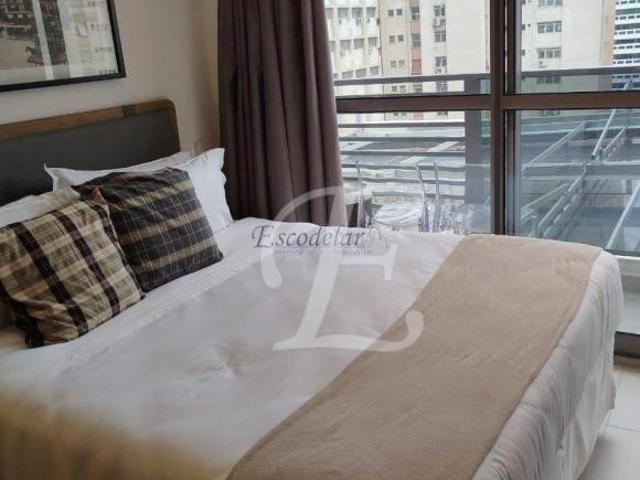 Apartamento/Studio mobiliado 1 quarto para vender.22 m², com varanda,Jardim Paulista próximo ao