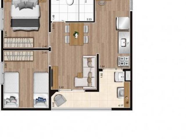 Apartamentos 2 Quartos com terraço a 5 min do Shopping Maia