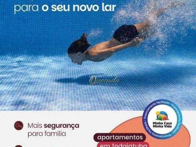 Apartamentos com varanda e lazer completo no Pertenze Residencial, Indaiatuba