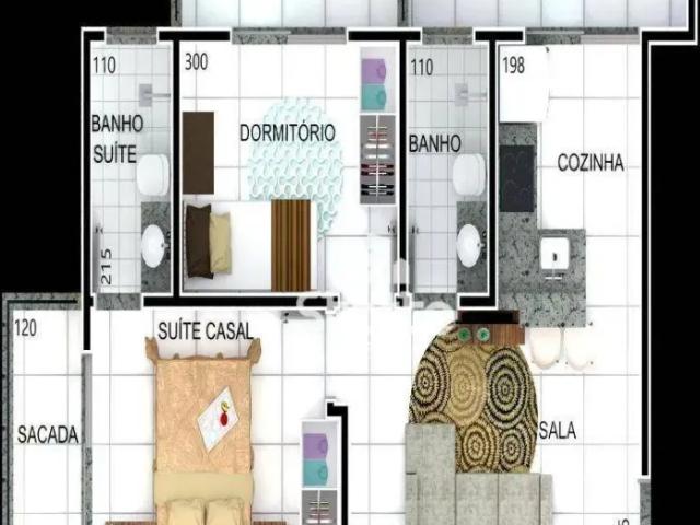 Apartamentos com 2 dormitórios à venda, 47 m² a 80m² por R$ 304.000 Santa Mônica Uberlândia/MG