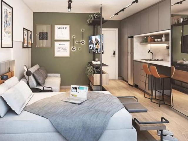 Apartamentos à venda em Batel, Curitiba | 1 quarto com 34 m²