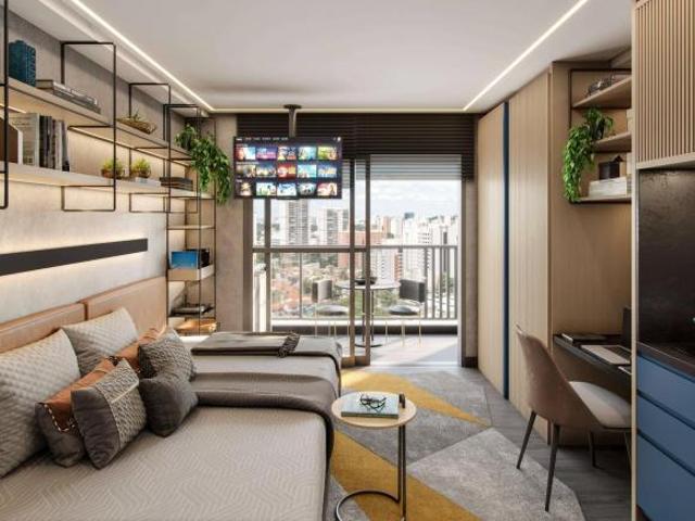 Apartamentos à venda em Brooklin, São Paulo | Studio com 28 m²