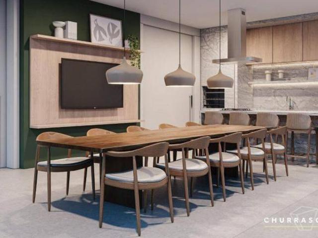 Apartamentos à venda em Campina do Siqueira, Curitiba | 1 quarto com 36 m²