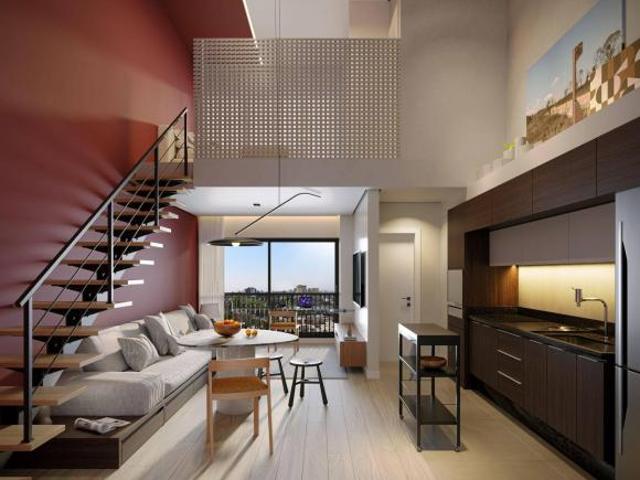 Apartamentos à venda em Campo Comprido, Curitiba | Studio com 30 m²