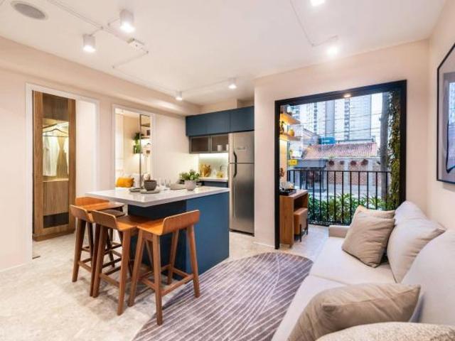 Apartamentos à venda em Pinheiros, São Paulo | 2 quartos com 40 m²