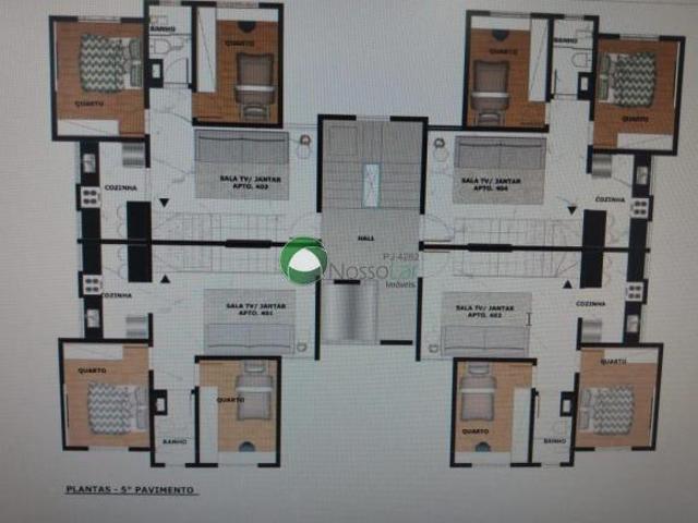 Apartamentos a venda, na planta, 2 quartos, elevador, 2 vagas no bairro Rio Branco
