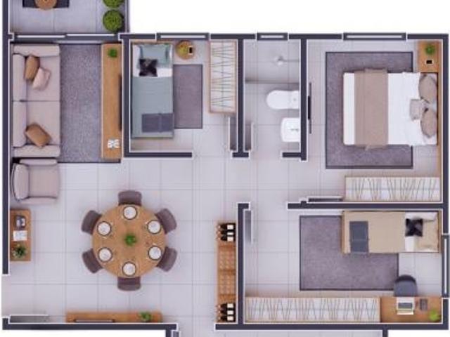 Apartamentos a venda no Conjunto Residencial Mega Vila, em Foz do Iguaçu, PR