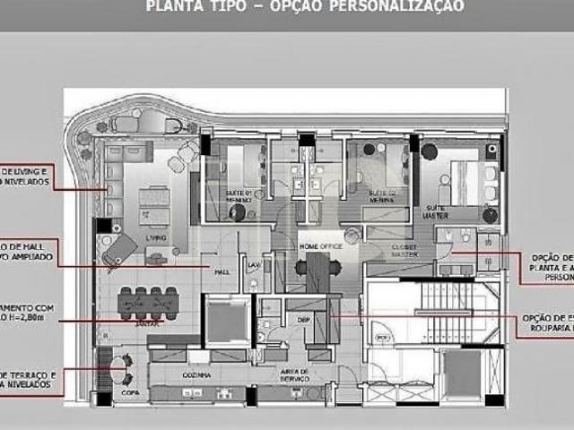 APARTAMENTOS ADRESS JARDINS JARDIM PAULISTA Venda 201,60 m² 3 Suítes 3 Vagas