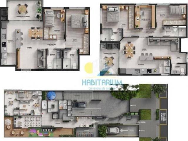 Apartamentos alto padrão Boa Vista divisa com Bacacheri