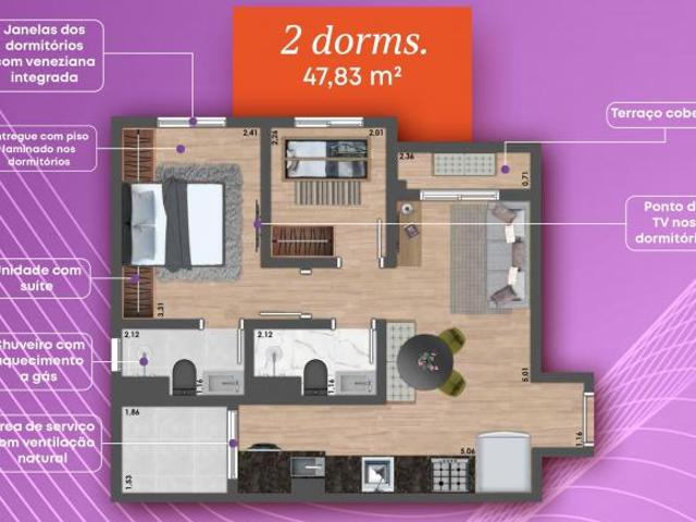 Apartamentos de 2 Dormitórios à Venda ao Lado do Shopping Guarulhos