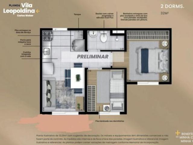 Apartamentos de 2 Dorms na Vila Leopoldina com Lazer Completo Próximo ao Metrô