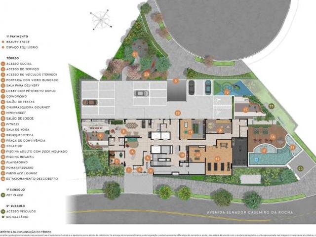 Apartamentos de 69m² e 87m² com 2 e 3 dorms. e suíte