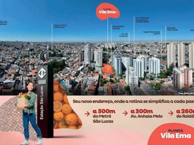 Apartamentos Minha Casa Minha Vida na Vila Ema, entrada facilitada