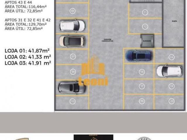 Apartamentos no centro da cidade Edifício Citta di Roma