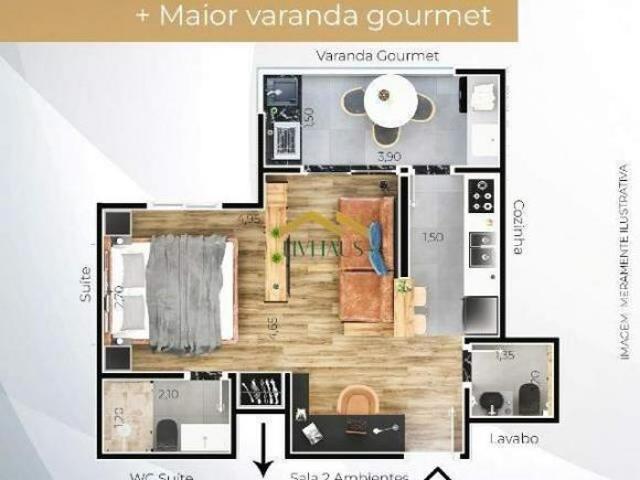 APARTAMENTOS NA PLANTA DE 1 DORMITÓRIOS VILA CARVALHO SOROCABA SP