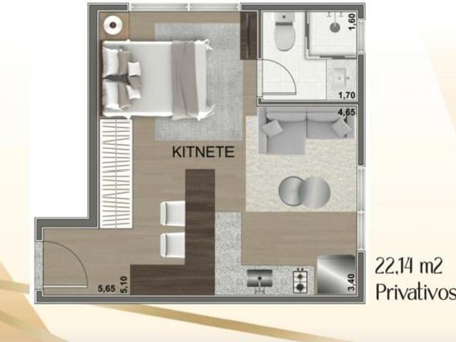 Apartamentos Studios Modernos no Centro de Curitiba
