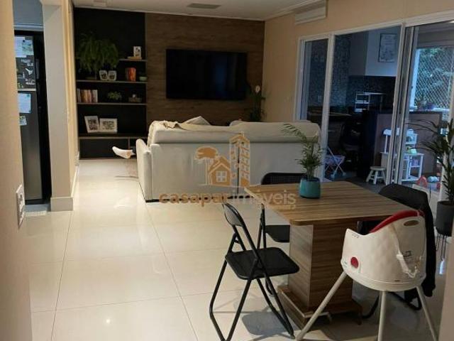 Apartemento à Venda com 128m², 3 Dormitórios com Sacada Gourmet e Lazer
