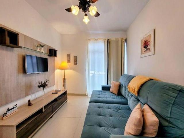 Apê com 1 Quarto à venda, 45 m² por R$ 280.000 Enseada Guarujá/SP