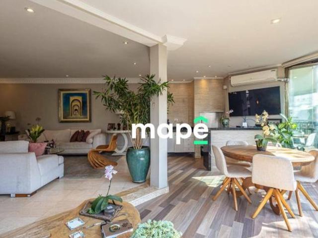 Apê amplo e charmoso com 3 suítes à venda, 209 m² Boqueirão Santos/SP