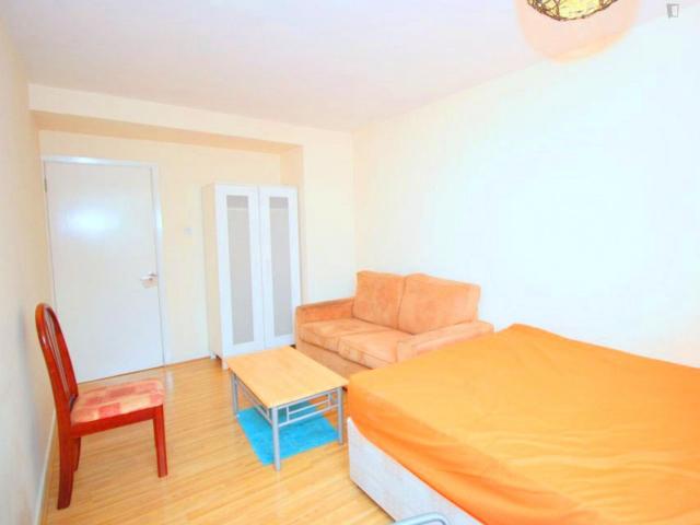 Appealing double bedroom in residential Isle of Dogs Has a Room