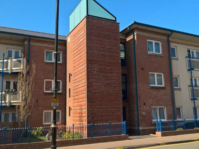 Apply on line* 2 bedroom second floor flat with standard bathroom. The Mews, Neath