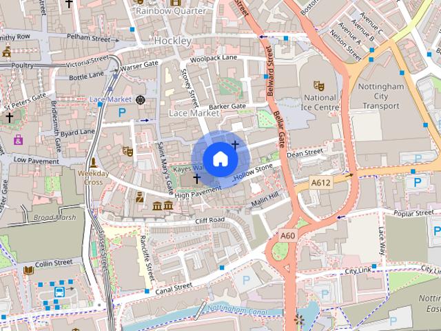 Apt 14, Sutton Place, 49 51, Stoney Street, Nottingham, NG1 1LX