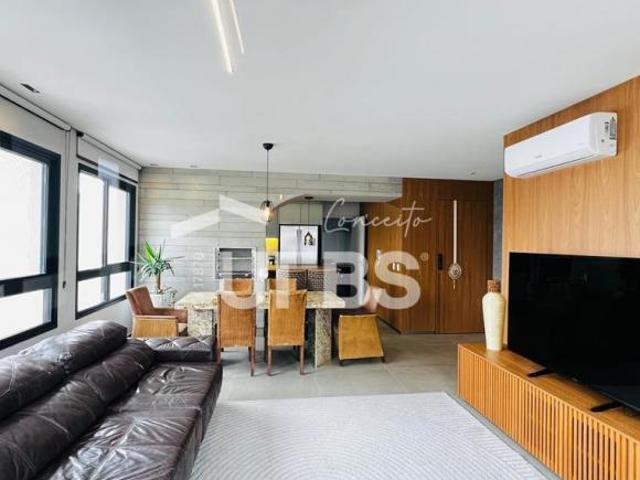 Apt luxuoso com 133,49 m2 c/ 03 suítes, sala ampla com churrasqueira, marcenaria Paulete, andar alto
