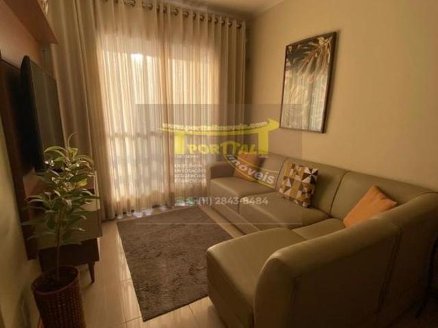 Apto mobiliado 60 metros com 3 quartos 1 vaga livre e coberta lazer completo com piscina