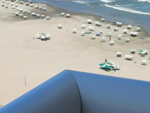 Apto mobiliado, 2 suites, vista mar e 2 vagas na Ocian! Praia Grande