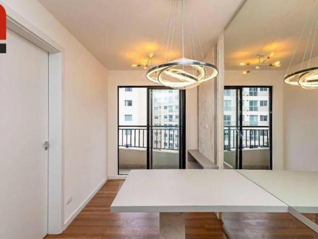 Apto Mobiliado 39m² 2 quartos, sacada e 1 vaga no Vila Izabel