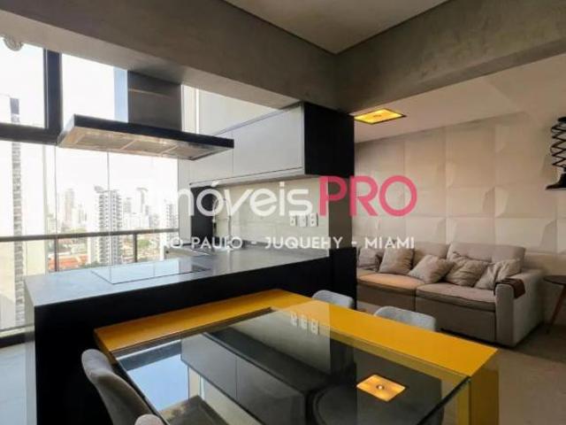 Apto mobiliado de 70m2 com 1 suite e 1 vaga no Vila Olimpia